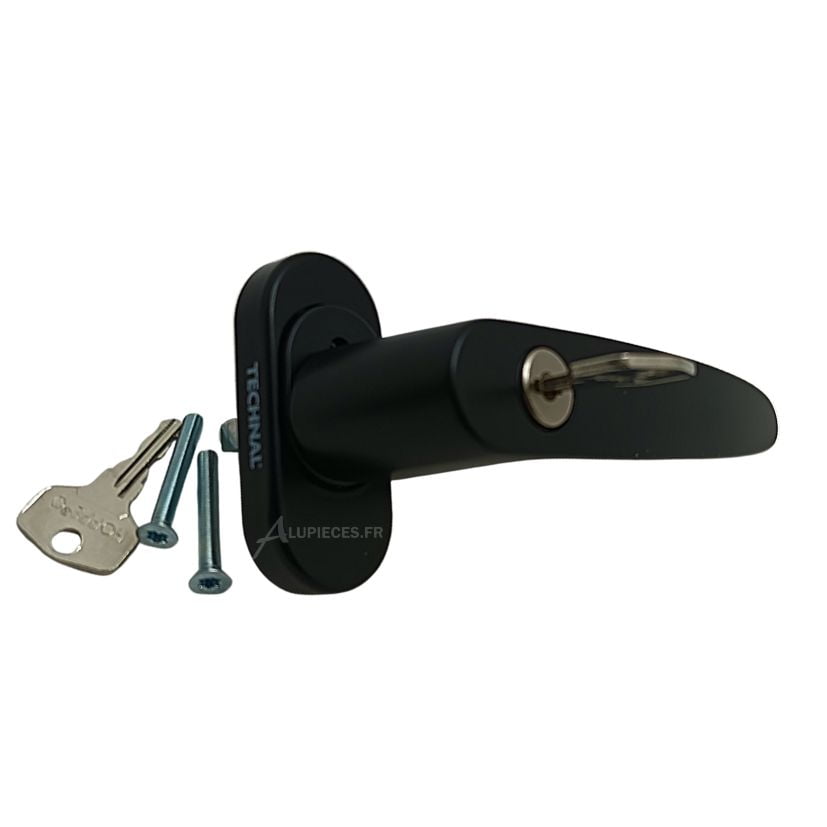 Crémone à carré de frappe à clé TechnalFY - Alupièces.fr